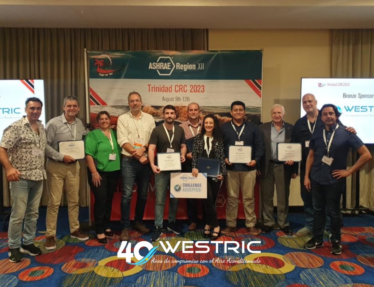 Sponsors of the ASHRAE CRC Trinidad 2023 - Westric